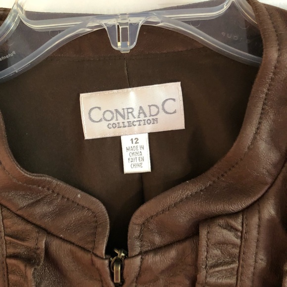 Conrad C Collection | Jackets & Coats | Conrad C Faux Leather Jacket In ...